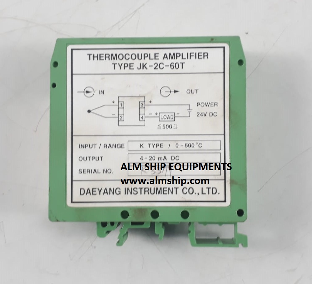 DAEYANG JK-2C-60T THERMOCOUPLE AMPLIFIER | ALM SHIP EQUIPMENTS